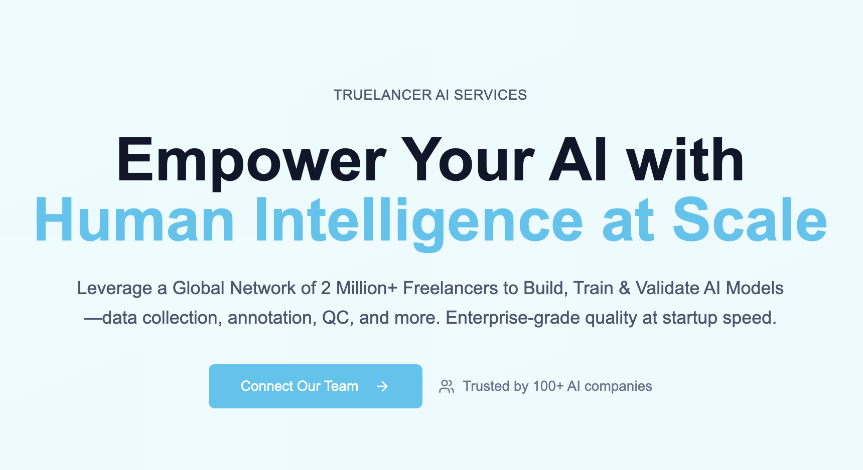 About Us - Truelancer AI Services